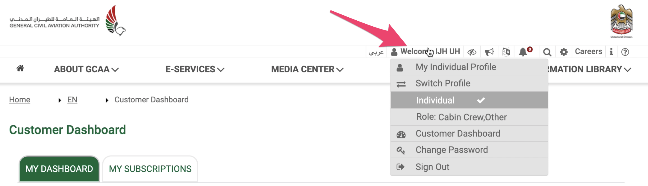 How to Switch Profile